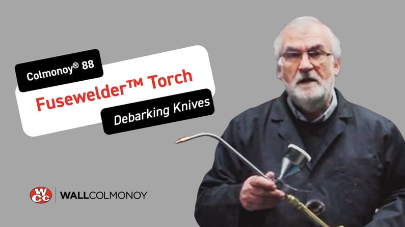 Hard-Surfacing Debarking Knife Using Colmonoy® 88 and Fusewelder ...